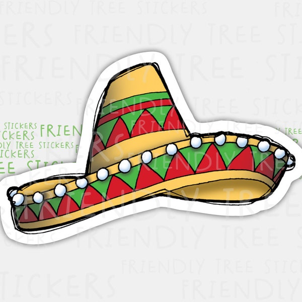 Sombrero Stickers - Etsy