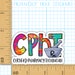 CPHT Tie Dye Sticker: Certified Pharmacy Technician Decal - 374 - Etsy
