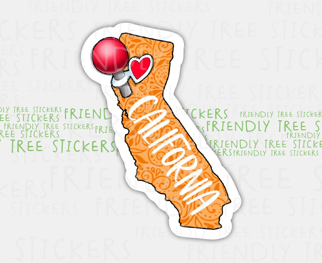 3 California Sticker, California Decal, California Waterproof Sticker ...