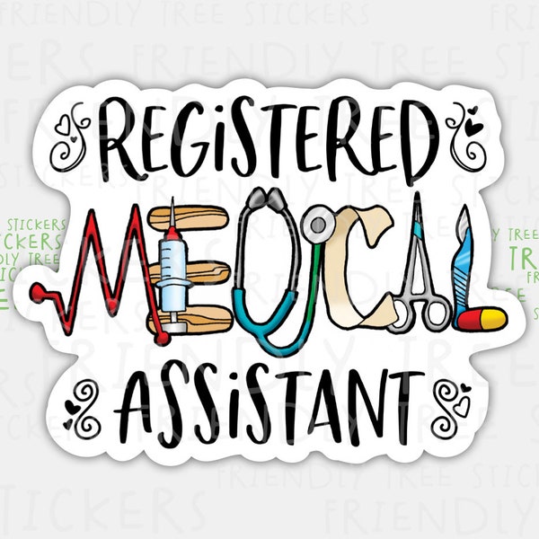 Medical Assistant Decals - Etsy