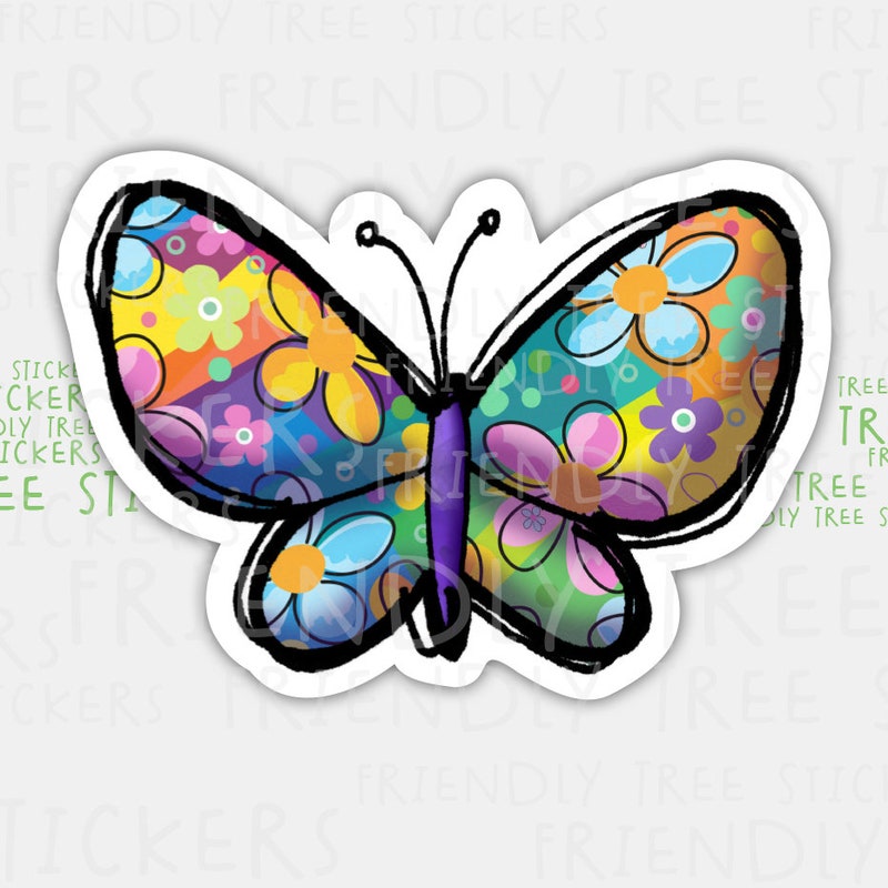 Hand Drawn Stickers - Etsy