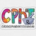 CPHT Tie Dye Sticker: Certified Pharmacy Technician Decal - 374 - Etsy