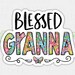 3 Blessed Mimi Sticker, Mimi Decal, Hand Drawn Stickers, Mimi Stickers ...