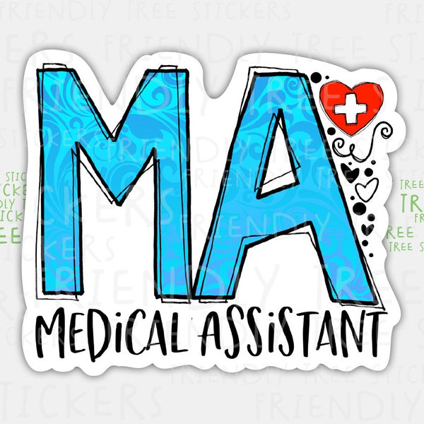 Medical Assistant Stickers - Etsy