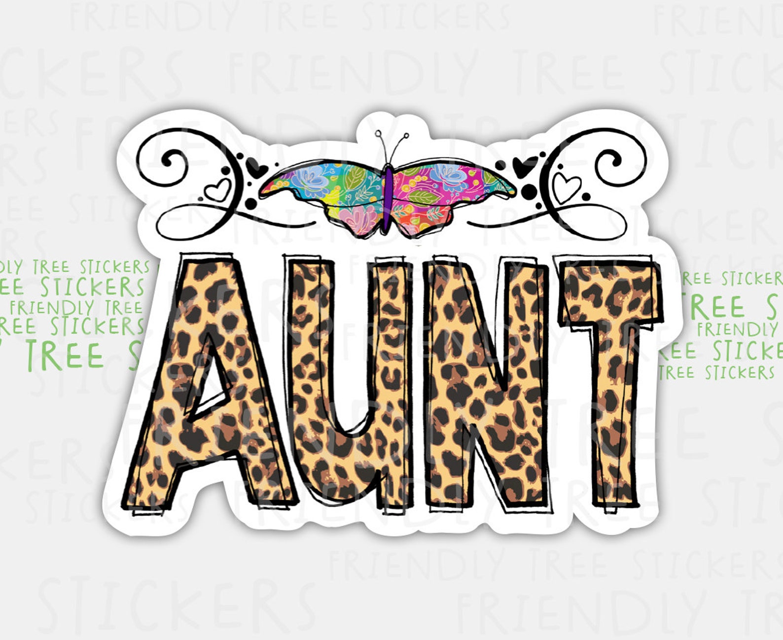 3 Aunt Sticker Auntie Sticker Aunt Sticker Aunt | Etsy