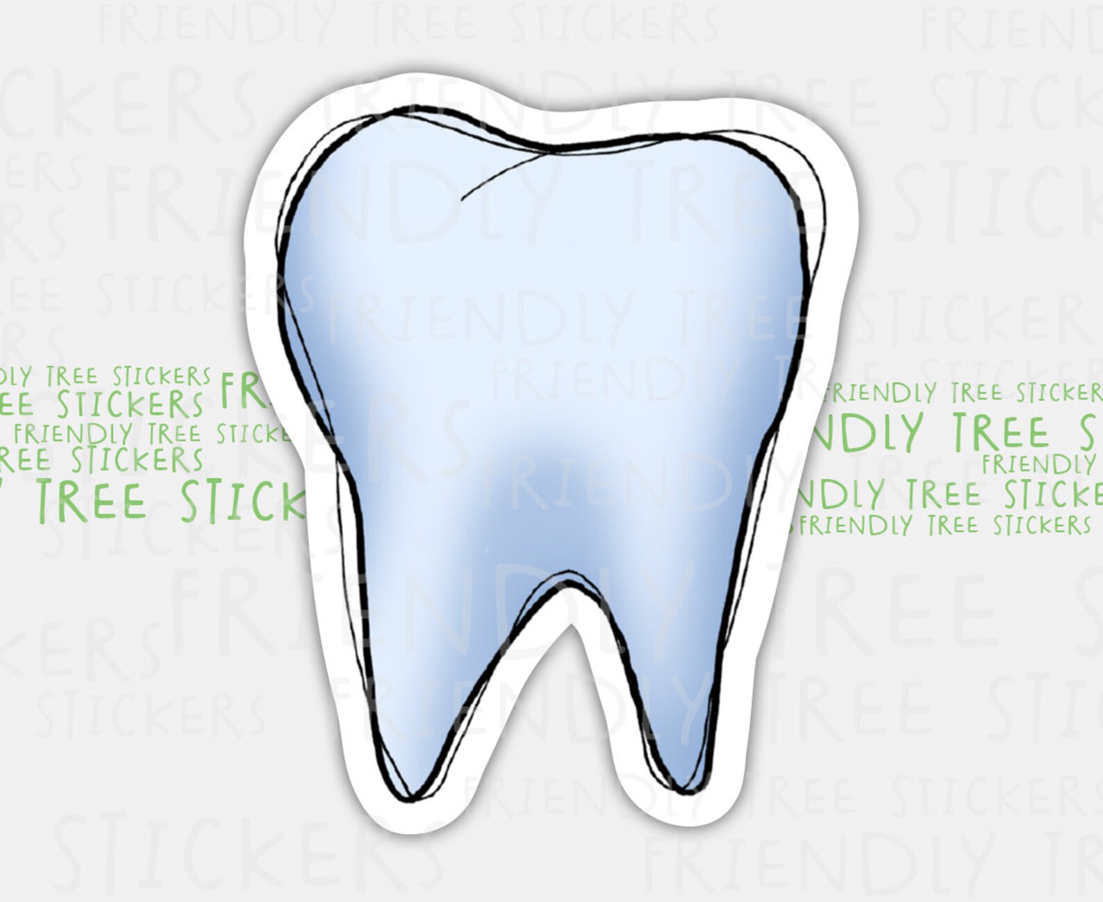 3 Tooth Sticker Dental Sticker Dentist Sticker Teeth - Etsy