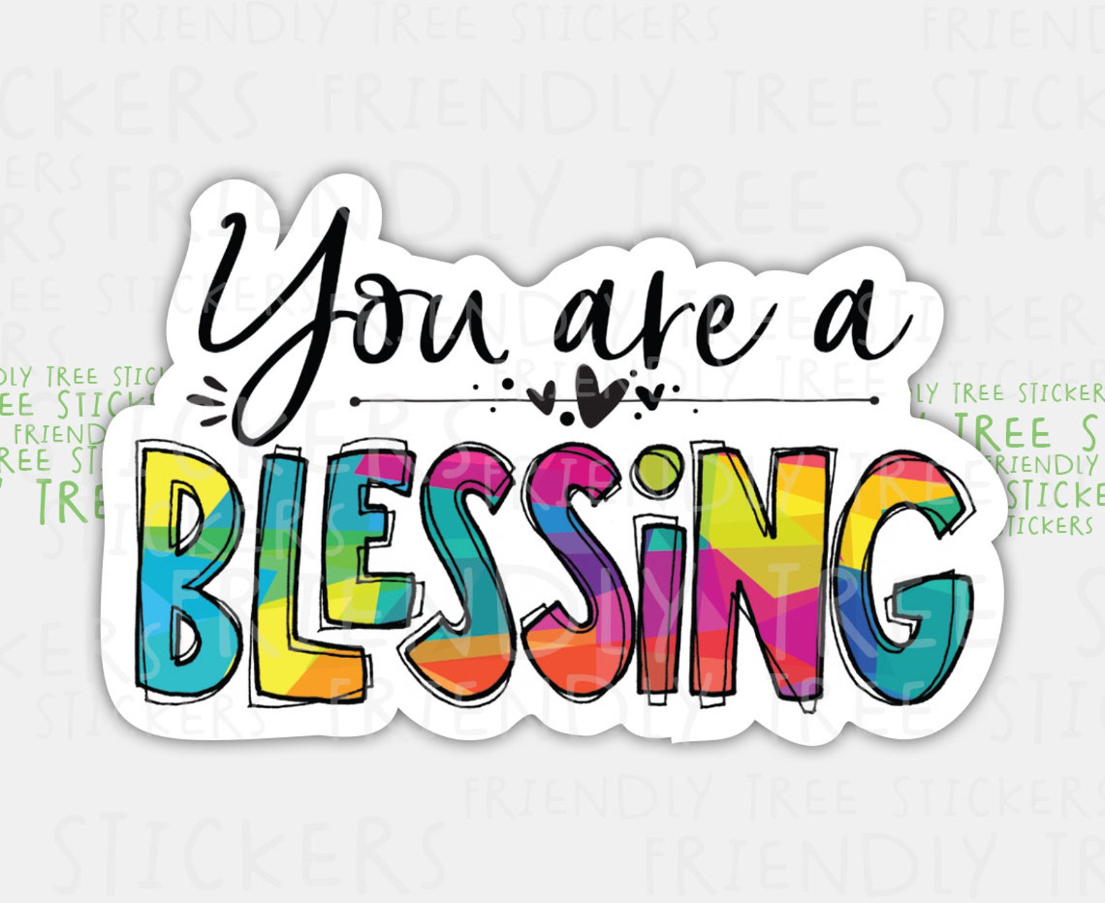 3 You Are A Blessing Sticker Blessing Sticker | Etsy
