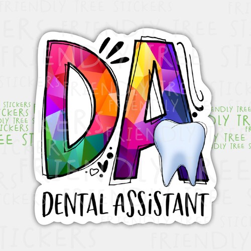 Dentist Sticker Dental Assistant Gift Laptop Sticker - Etsy