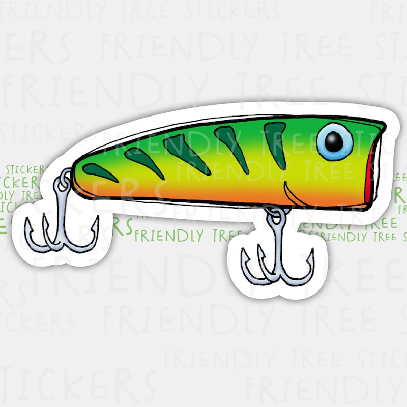 Fishing Stickers - Etsy