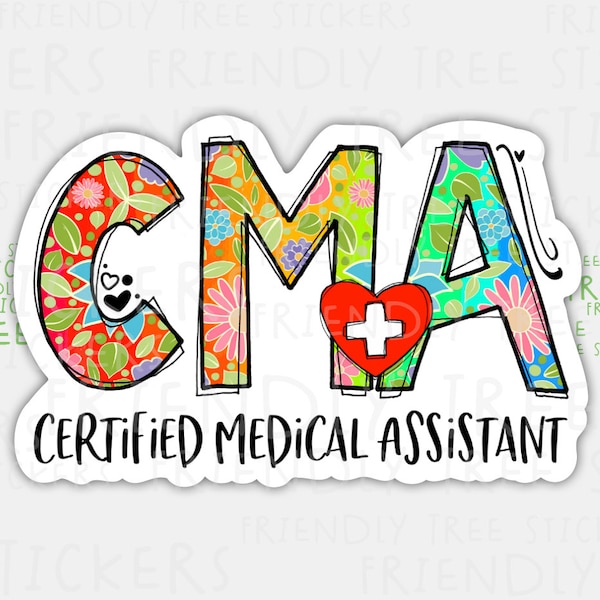 Sticker Certified Medical Assistant - Etsy
