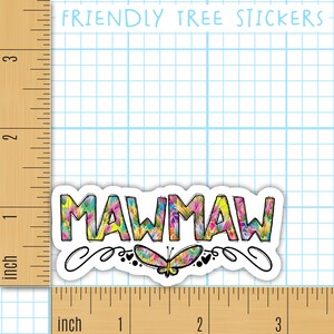 3 Mawmaw Sticker, Mimi Decal, Hand Drawn Stickers, Mawmaw Stickers ...