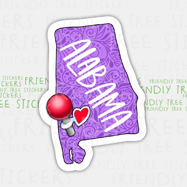 Alabama Decal - Etsy