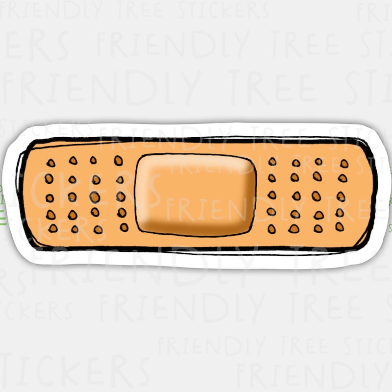 Bandage Stickers - Etsy