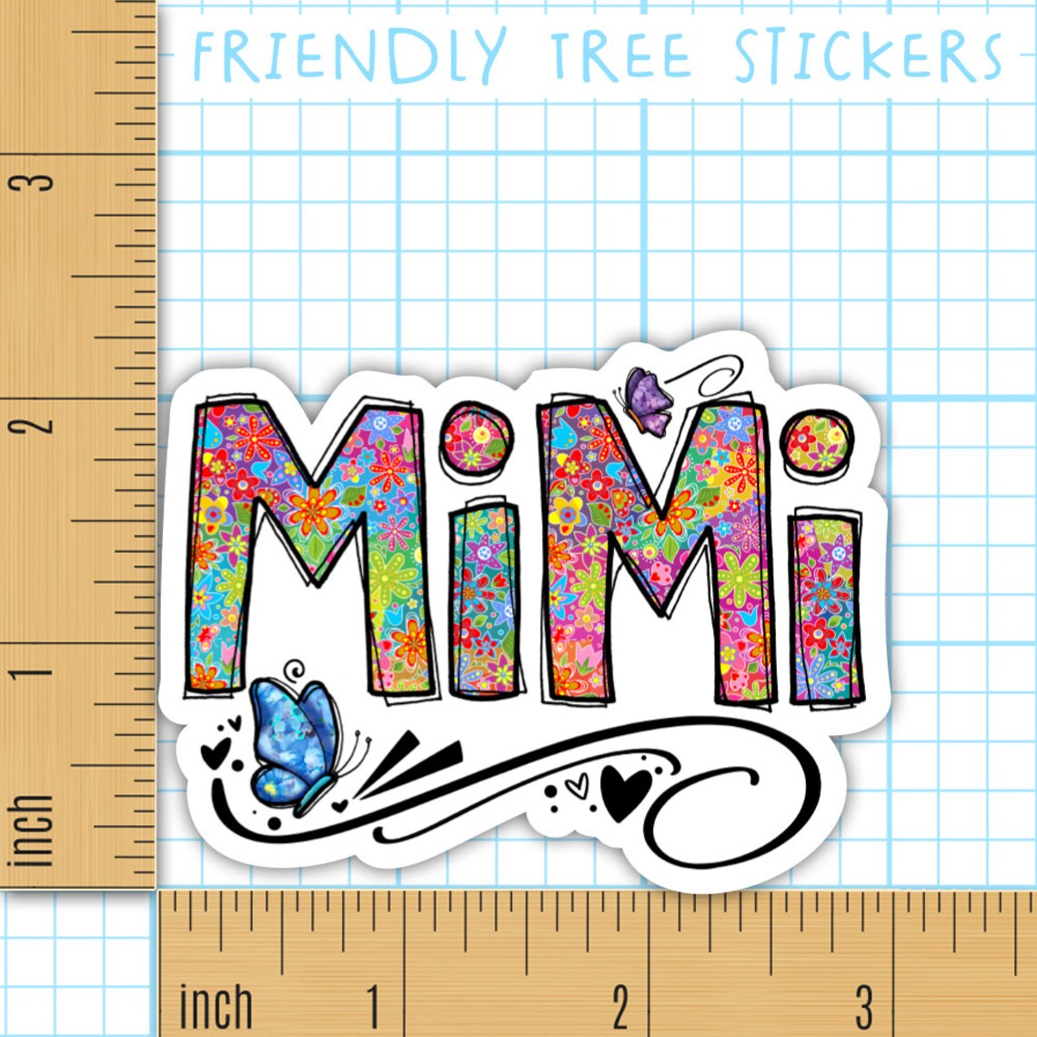 3 Mimi Sticker Mimi Decal Hand Drawn Stickers Mimi | Etsy