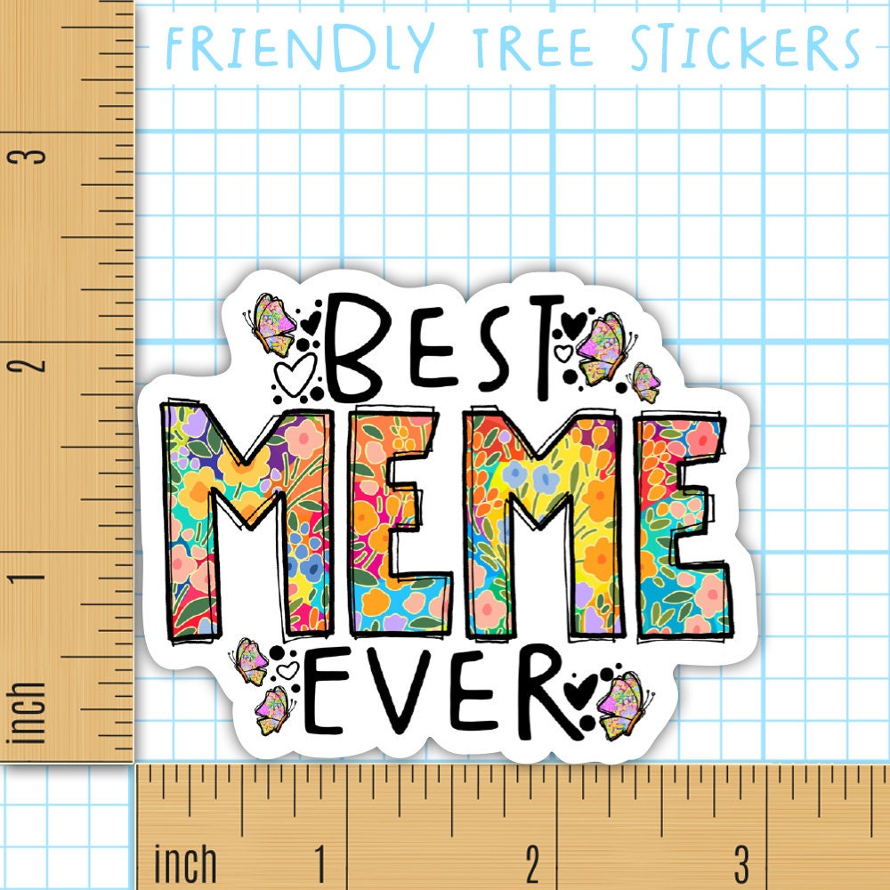 3 Best Meme Ever Sticker Meme Decal Hand Drawn - Etsy Hong Kong