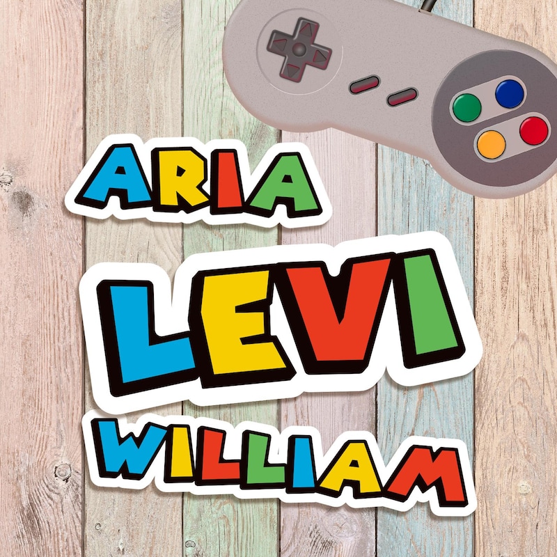 Retro Gaming Sticker Png - Etsy