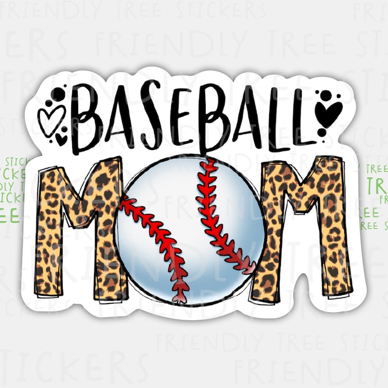 Baseball Mom Decal - Etsy