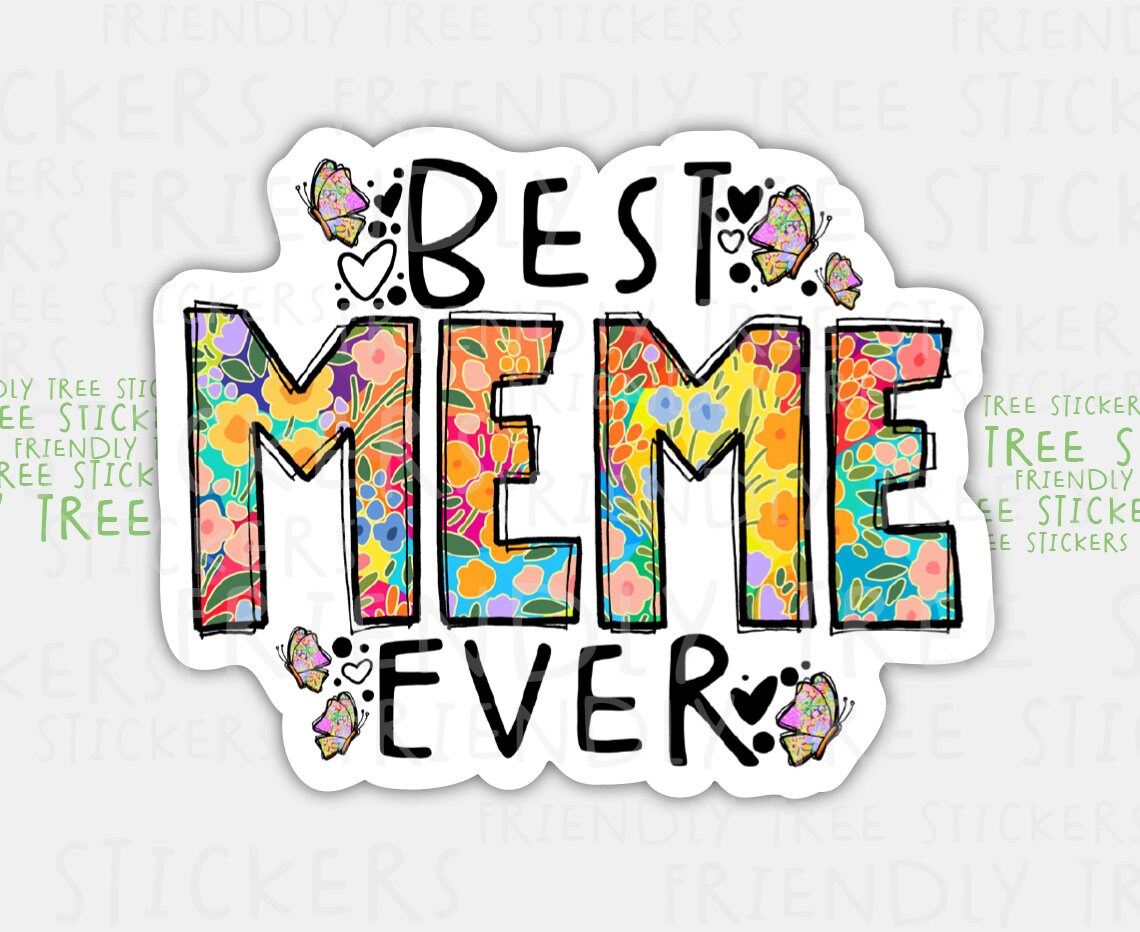3 Best Meme Ever Sticker Meme Decal Hand Drawn | Etsy Australia