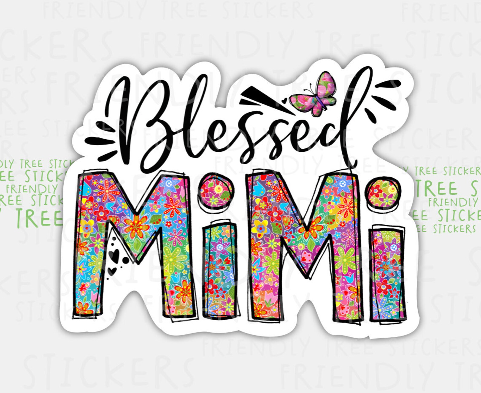 3 Blessed Mimi Sticker Mimi Decal Hand Drawn Stickers | Etsy