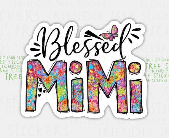 3 Blessed Mimi Sticker Mimi Decal Hand Drawn Stickers | Etsy