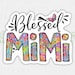 3 Blessed Mimi Sticker Mimi Decal Hand Drawn Stickers | Etsy