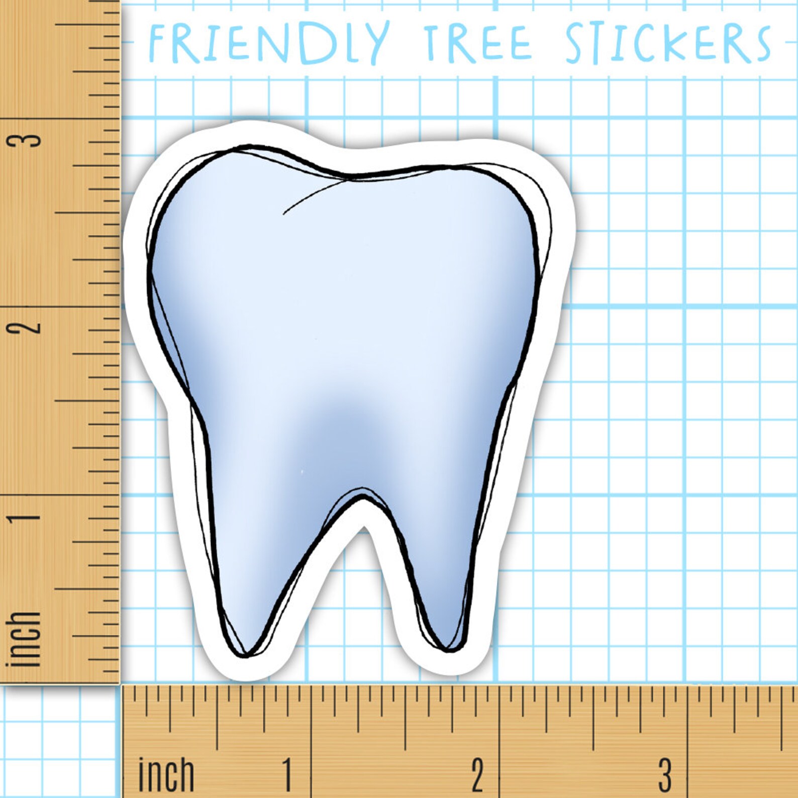 3 Tooth Sticker Dental Sticker Dentist Sticker Teeth - Etsy