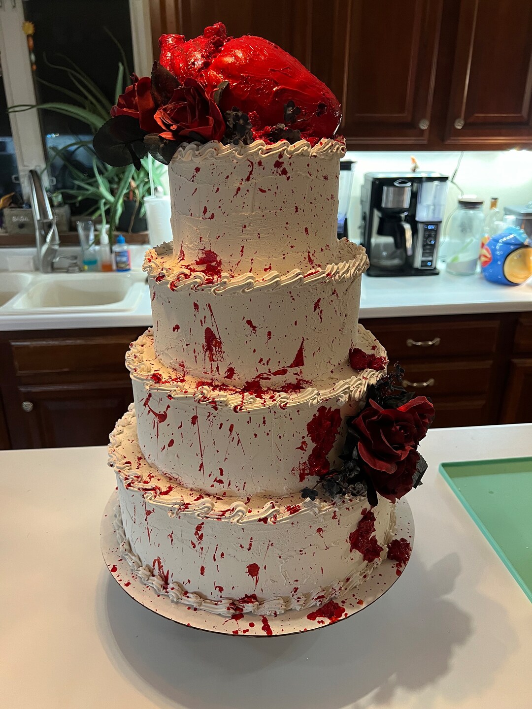 My Bloody Wedding Cake - Etsy