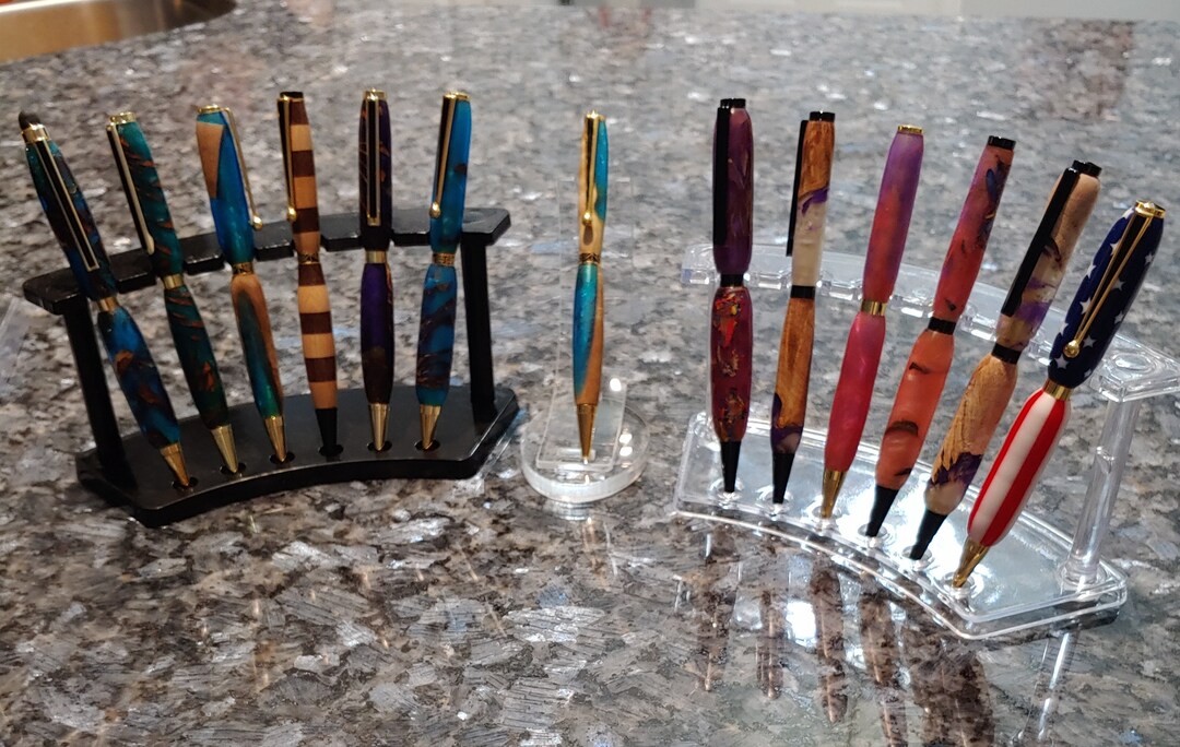Unique Wooden Pens; Wood Turned Pens;handcrafted Wooden Pens; Wood and ...
