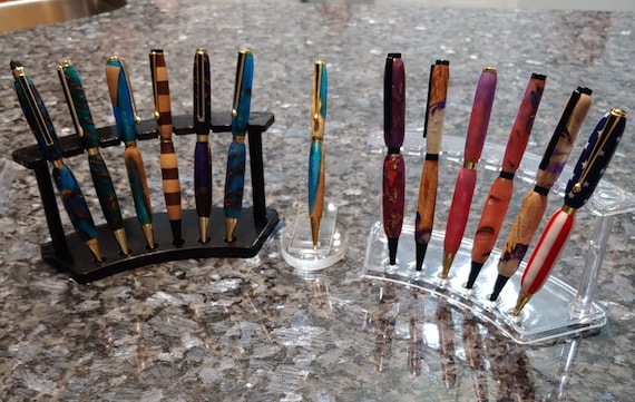 Unique Wooden Pens Wood Turned Penshandcrafted Wooden Pens | Etsy