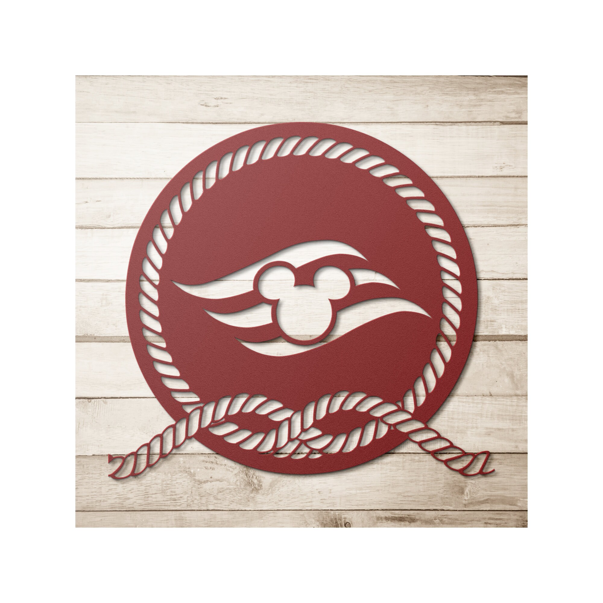 Knotted DCL Cruise Logo Metal Sign | Etsy