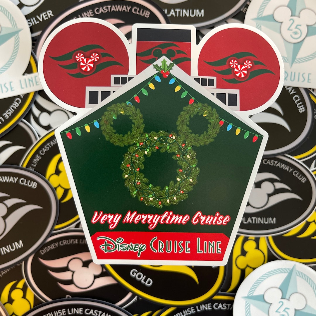 DCL Very Merrytime Cruise Disney Christmas Door Magnet - Etsy