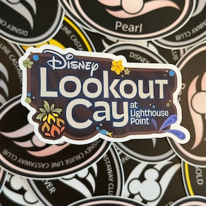 Disney Cruise Line Lookout Cay at Lighthouse Point Sign Door Magnet - Etsy
