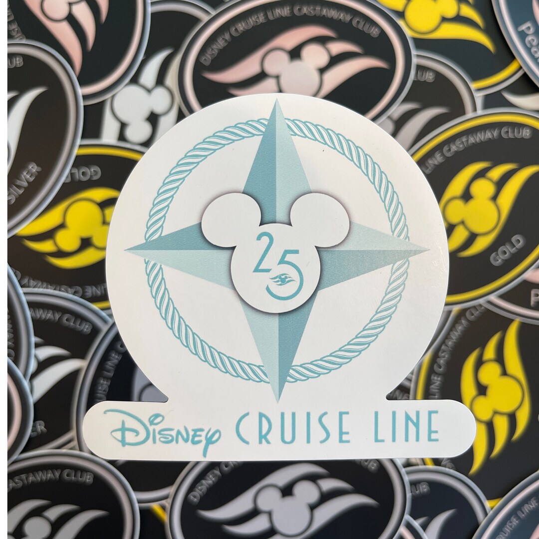 DCL 25th Silver Anniversary at Sea Door Magnet - Etsy