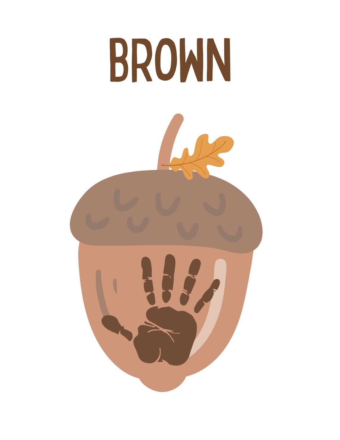 Colorful Handprint Book, Preschool Art Craft, Preschool Color Activity ...