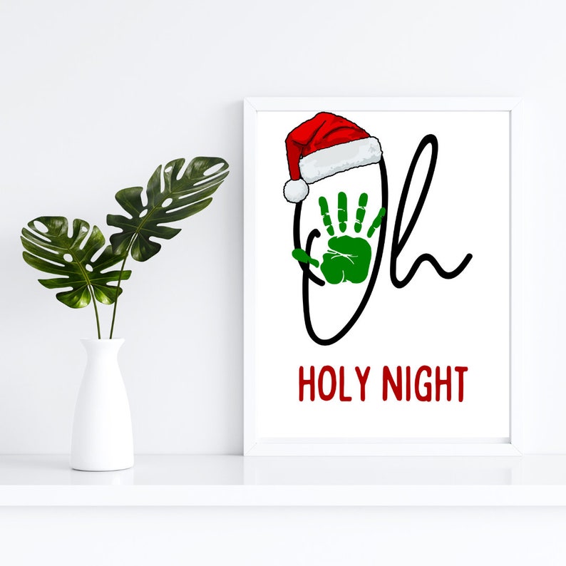 December Handprint Keepsake Bundle, Toddler Christmas Craft, Baby ...