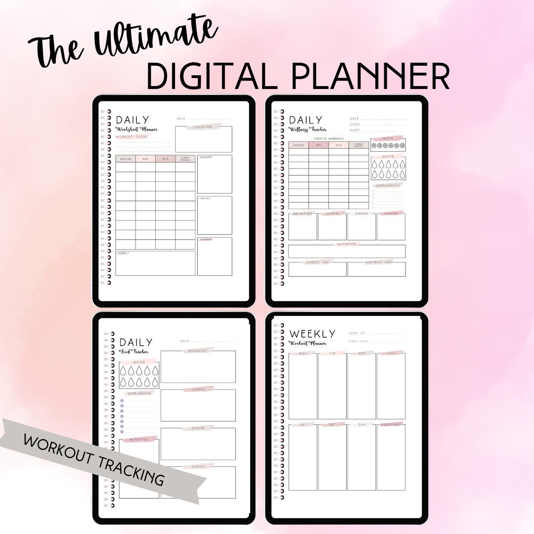 Digital Planner 2023 2024 Digital Planner, Daily, Weekly, Monthly ...