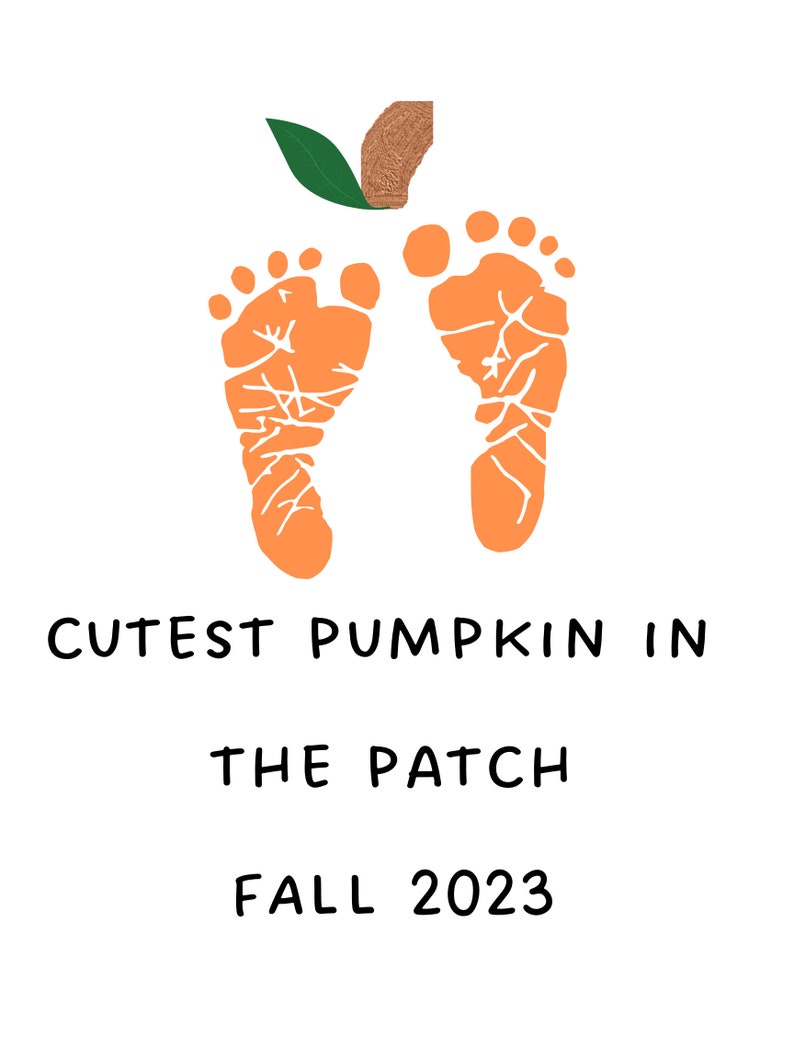 October Handprint Keepsake Printable Bundle - Etsy