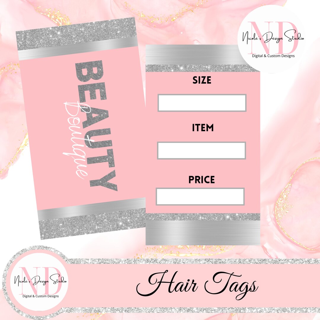 Small Business Hang Tags, Swing Tag, Boutique Clothing Tags, Digital ...