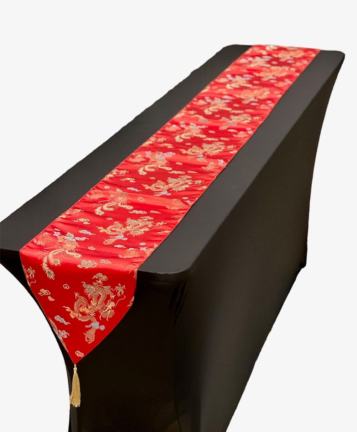 Chinese Dragon Brocade Fabric Custom Table Runner - Etsy
