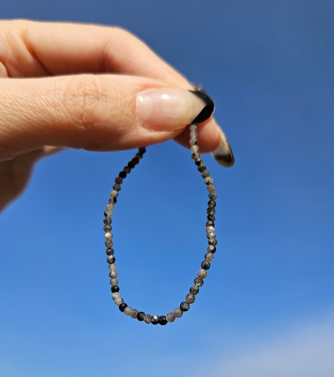 Larvikite Crystal Bracelet,healing Protecting Properties - Etsy