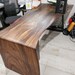 Live Edge Waterfall Desk - Etsy