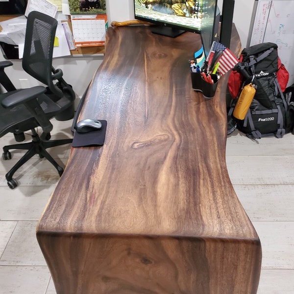 Waterfall Desk - Etsy