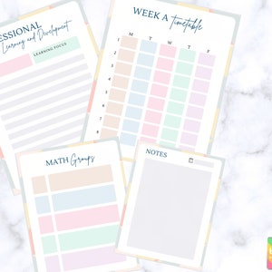 2022-2023 Teacher Digital Planner I Printable Back to School - Etsy