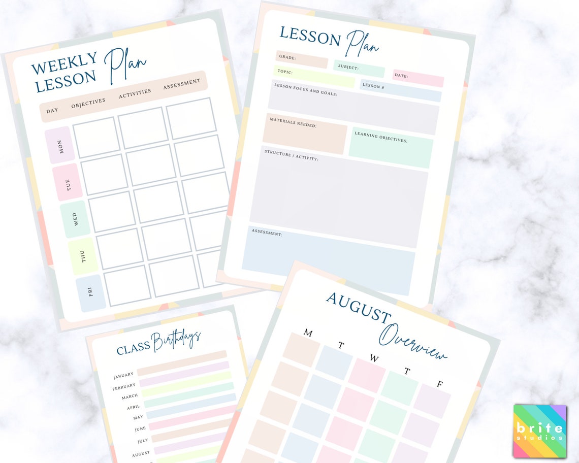 2022-2023 Teacher Digital Planner I Printable Back to School - Etsy