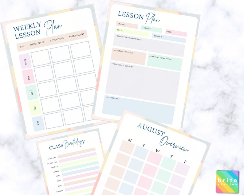 2022-2023 Teacher Digital Planner I Printable Back to School - Etsy