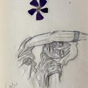 Small Custom Hand Drawn Pencil Portrait Sketch, Mini Portraits ...