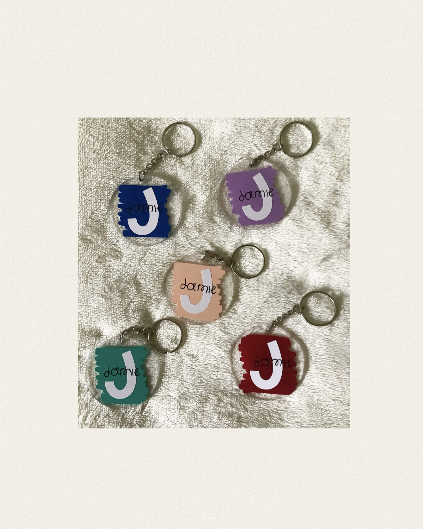 Personalized Acrylic Keychain Custom Made Acrylic Name | Etsy