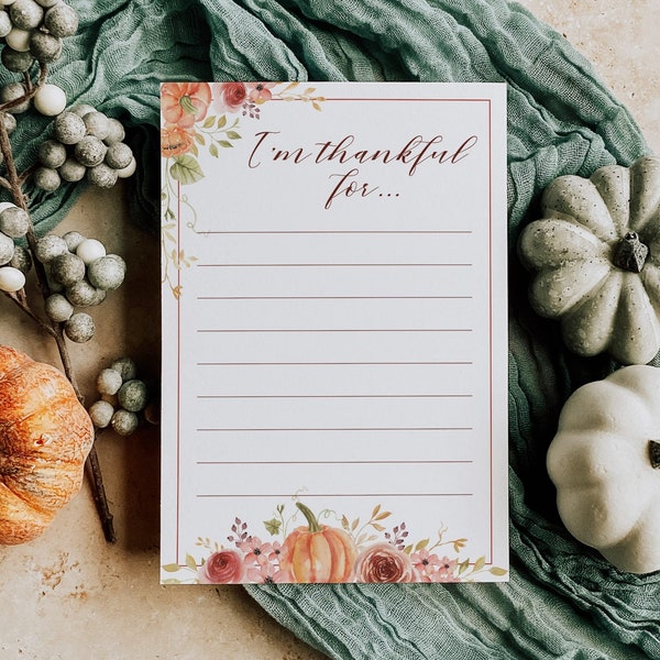 Thankful Card - Etsy