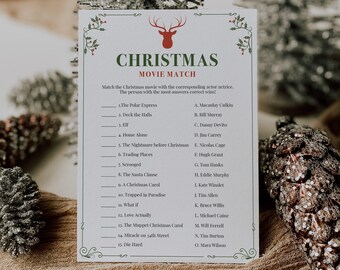 Christmas MOVIE Trivia Game 1st Installment Home Alone Elf - Etsy