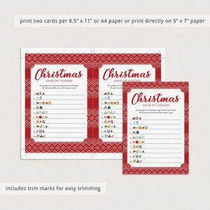 Ugly Christmas Sweater Games Bundle Printable Red Christmas Games ...